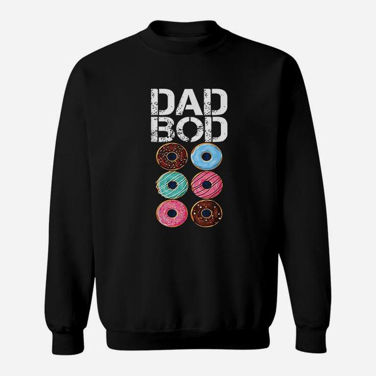 Dad Bod Donut Six Pack Daddy Gym Sweat Shirt | Seseable
