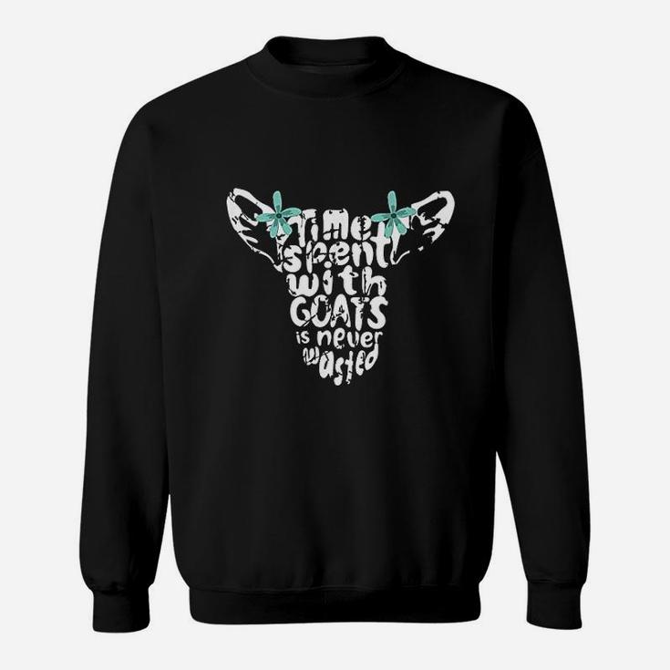 Goat Mom Nubian Nigerian Dwarf Pygmy Goat Mom Sweat Shirt | Seseable