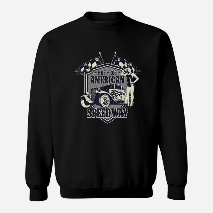 Hot Rod Vintage Car Sweat Shirt - Seseable