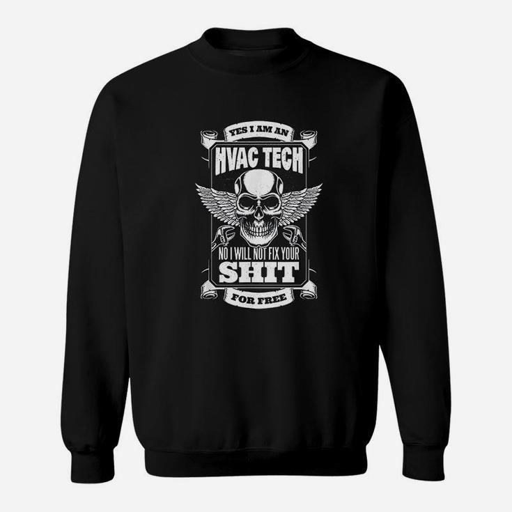 Hvac Tech Cooling Heating Refrigeration Ventilation Sweat Shirt - Seseable