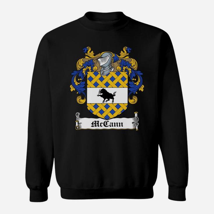 Mccann Coat Of Arms Irish Family Crests Sweat Shirt - Seseable