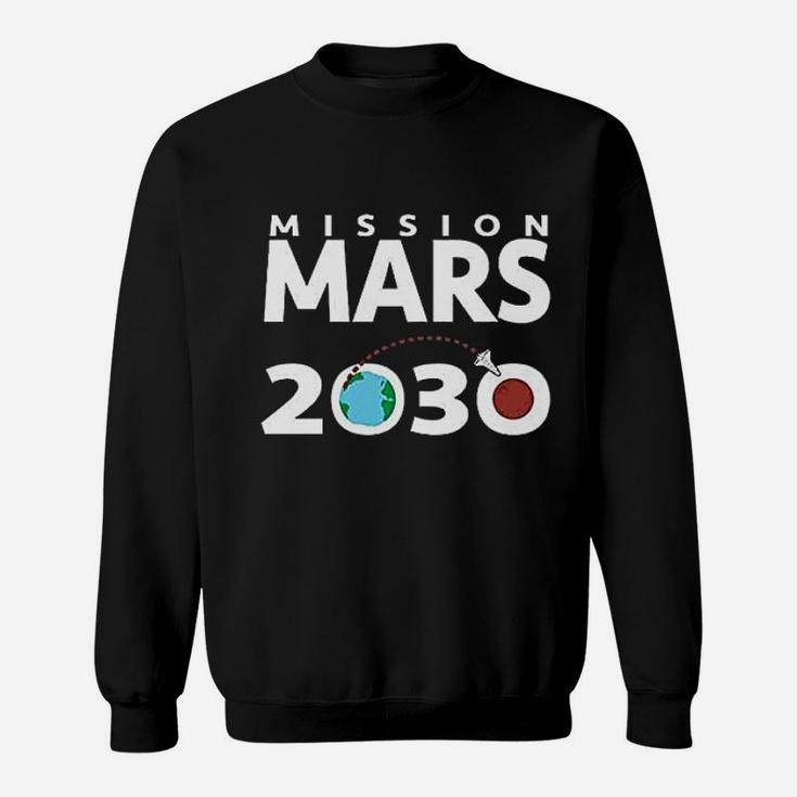 Mission Mars 2030 Space Exploration Science Graphic Sweat Shirt - Seseable