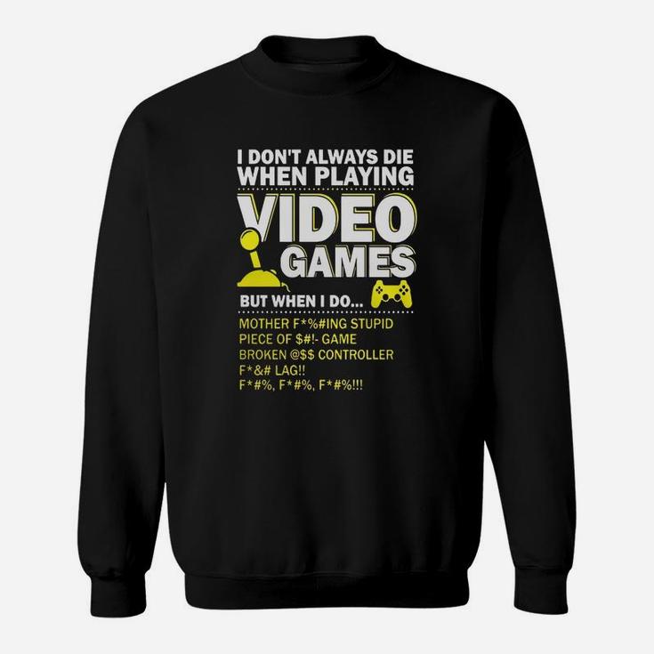 Playing Video Games Gamer Shirt Funny Gaming Console Gamer Sweatshirt ...