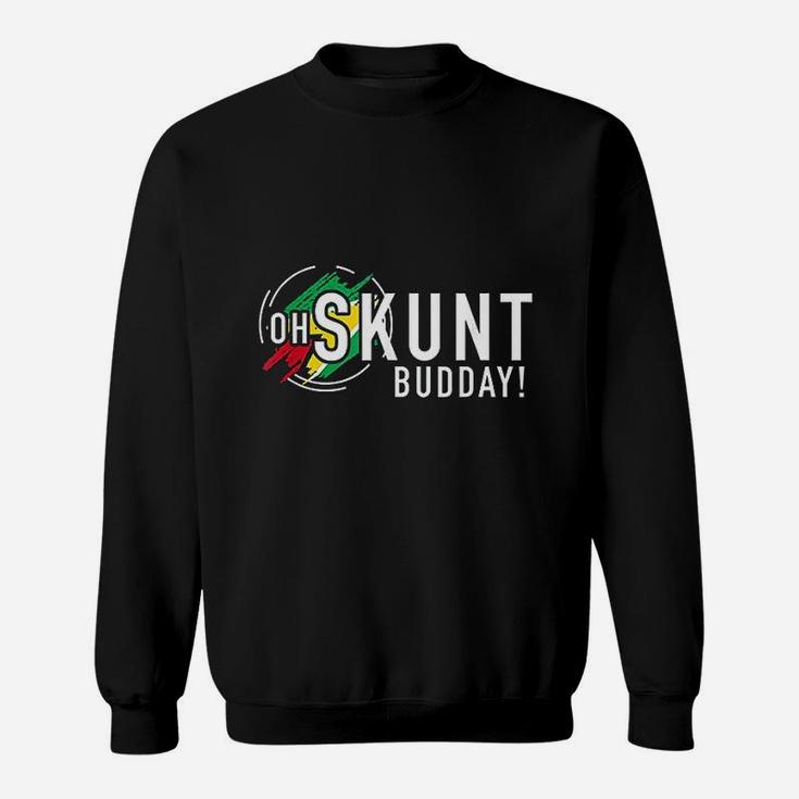 Skunt With Guyana Flag Funny Patriotic Design Sweatshirt | Seseable