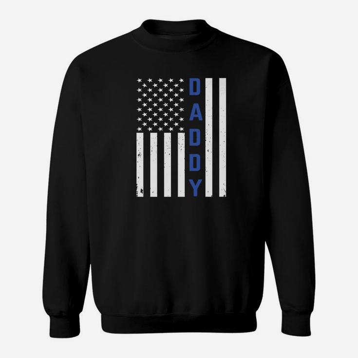 Thin Blue Line Family Daddy Father Shirt Sweat Shirt | Seseable