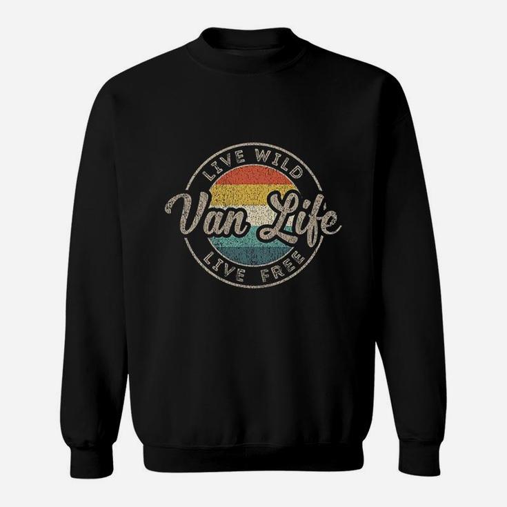 Van Life Clothing Retro Vintage Sweat Shirt - Seseable