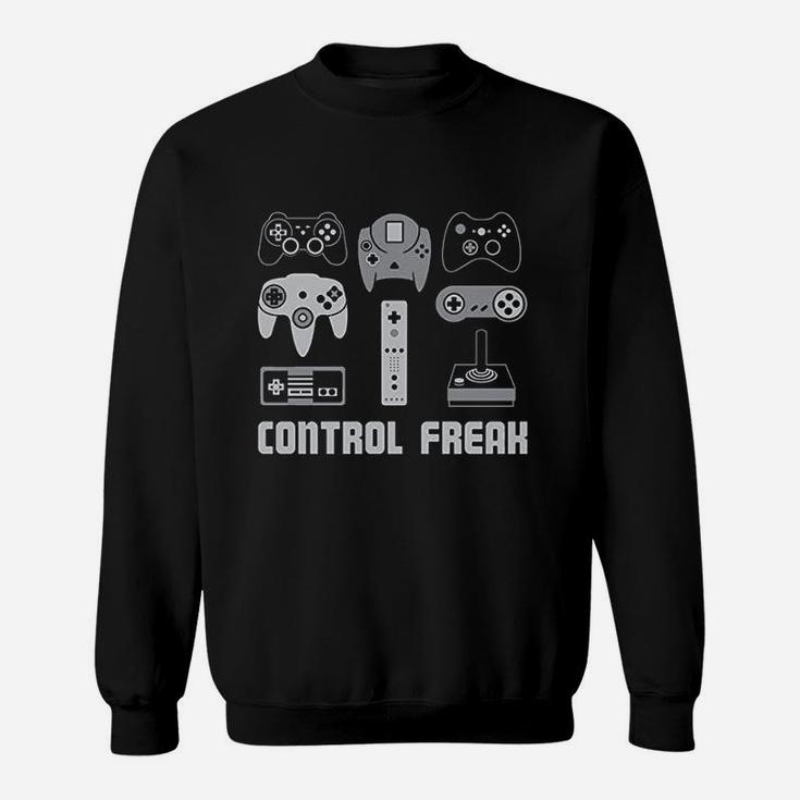 Video Game Control Freak Gaming Funny Gamer Youth Kids Sweatshirt ...