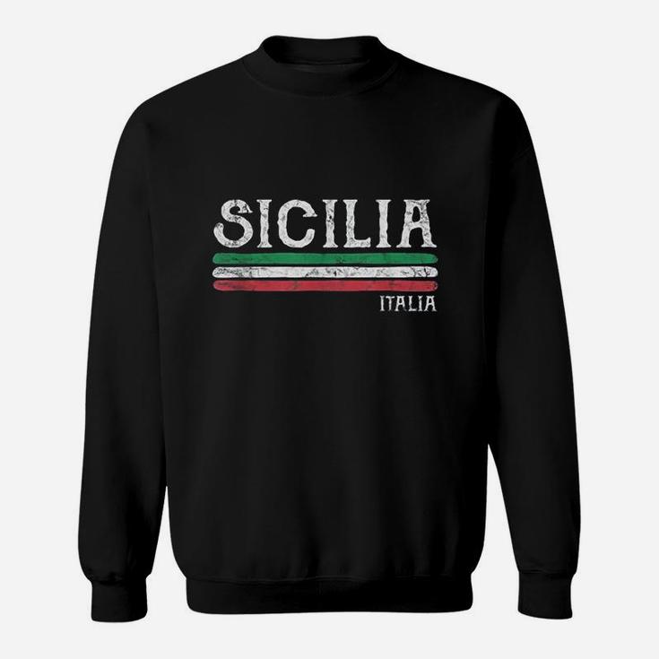 Vintage Sicilia Italy Sweat Shirt - Seseable