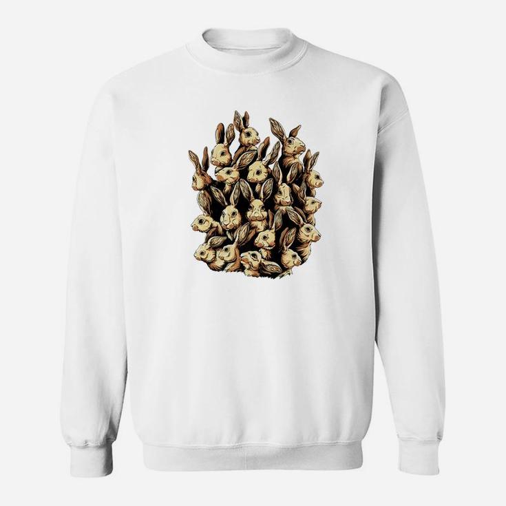 Funny Rabbit Squad Family With Rabbits Bunnies Tvv Sweat Shirt | Seseable