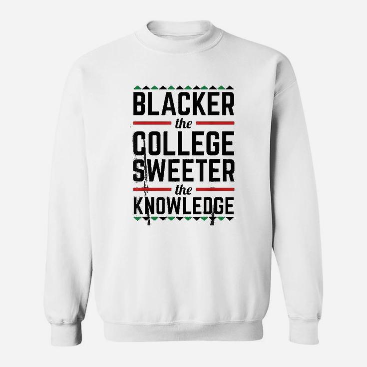 Blacker College Sweeter Knowledge Afro African Inspired Sweat Shirt ...