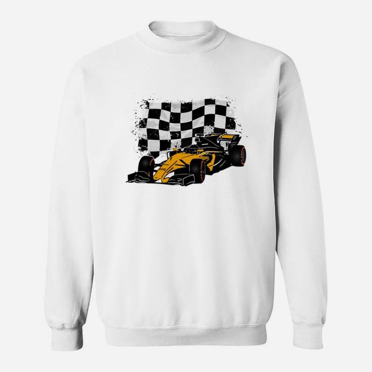 Formula One - Formula 1 - Racing Flag Sweat Shirt - Seseable