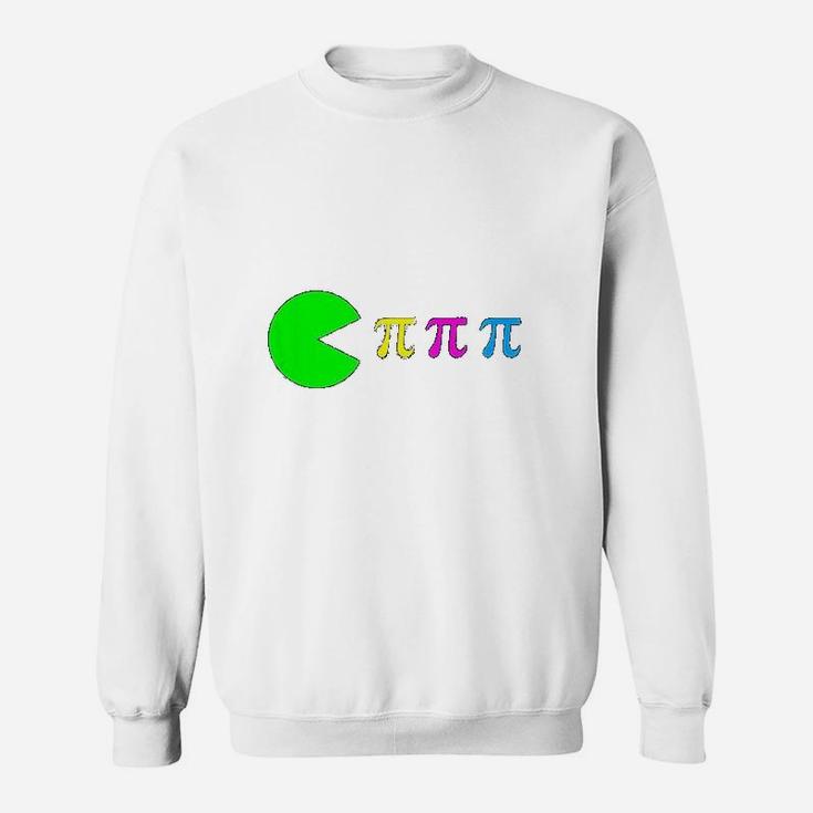 Funny Pi Day Math Science Ate Pi Symbol Color Sweat Shirt | Seseable