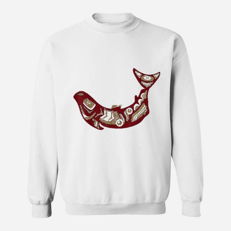 Native American Indian Salmon Fish Totem Pacific Northwest Sweat Shirt ...