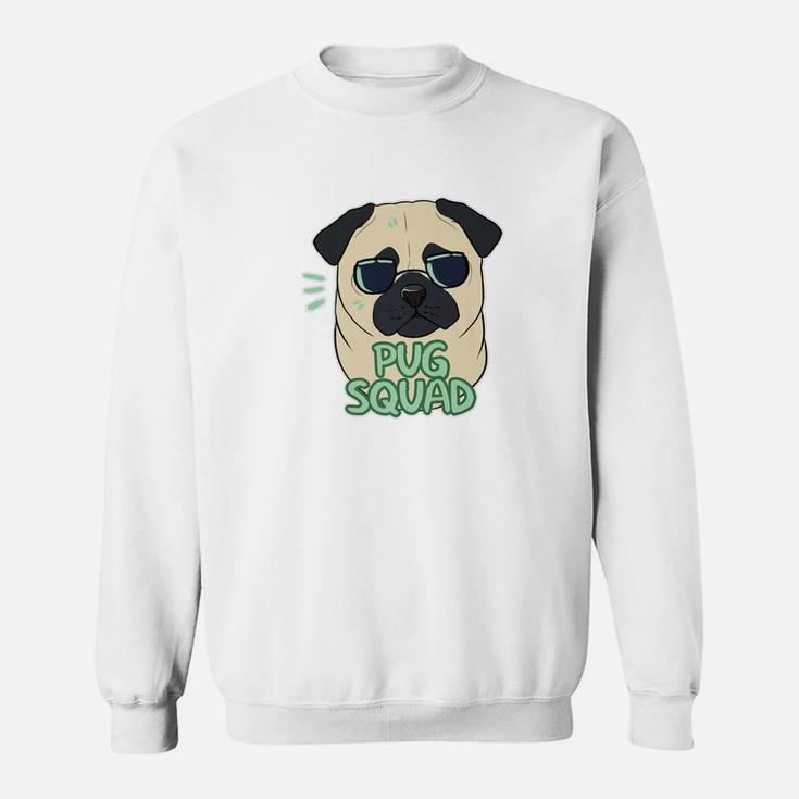 Pug Squad Premium Cute Dog Puppy Long Sleeve T-Shirt - Seseable