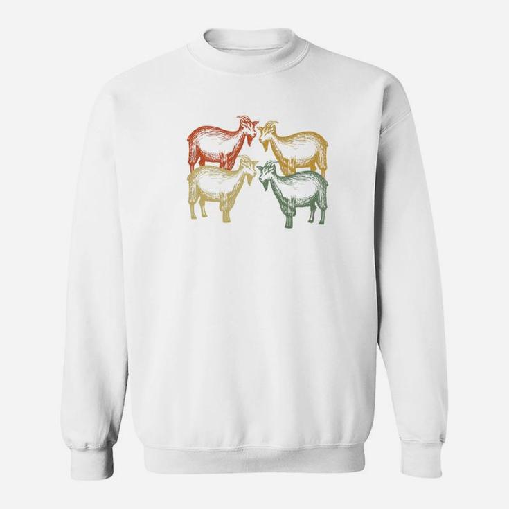 Vintage Goat Farmer For Goat Lover Farming Sweat Shirt | Seseable