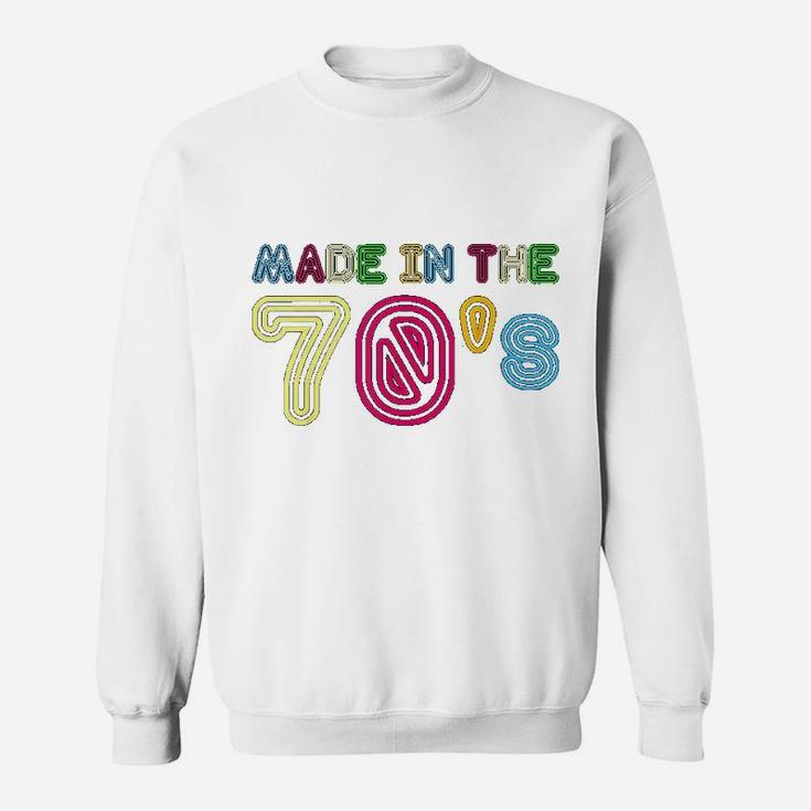 Vintage Retro Made In The 70s Gift 40 Years Old Sweat Shirt - Seseable
