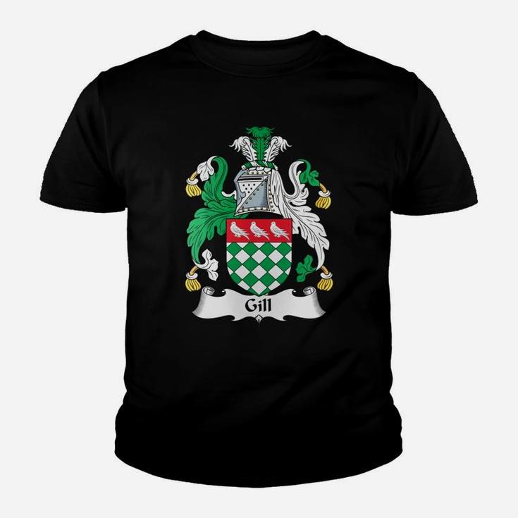 Gill Family Crest Scottish Family Crests Kid T-Shirt | Seseable