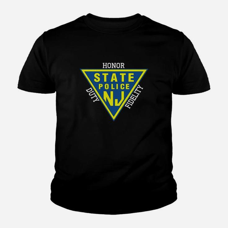 New Jersey State Police - Honor Nj Duty Fidelity Kid T-Shirt | Seseable