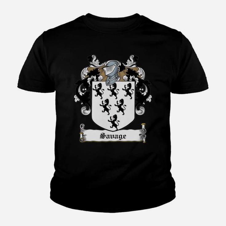 Savage Coat Of Arms Irish Family Crests T-Shirt | Seseable