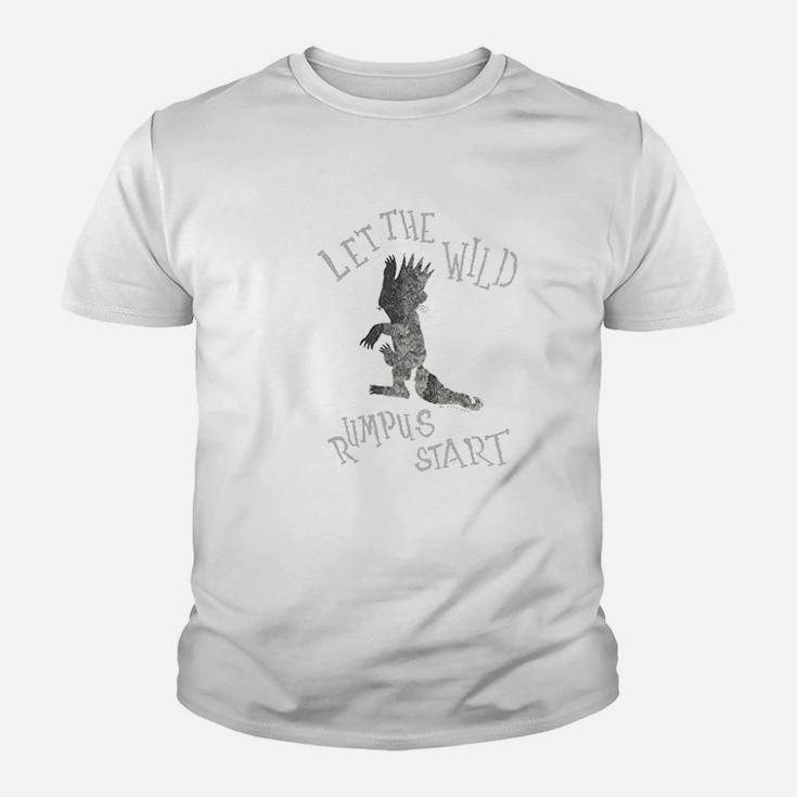 Classic Children's Book Let The Wild Rumpus Start Kid T-Shirt | Seseable UK
