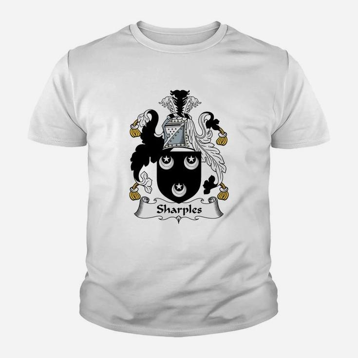 Sharples Family Crest British Family Crests Kid T-Shirt | Seseable