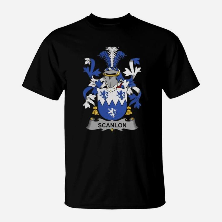Scanlon Family Crest Irish Family Crests Ii T-Shirt | Seseable