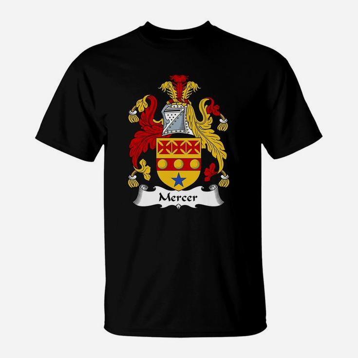 Mercer Family Crest Scottish Family Crests T-Shirt | Seseable