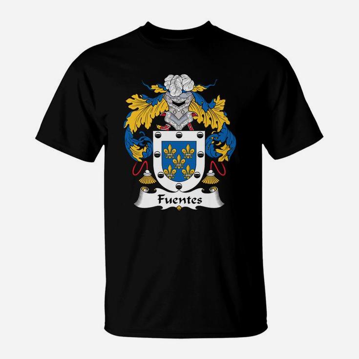 Fuentes Family Crest Spanish Family Crests T-Shirt | Seseable