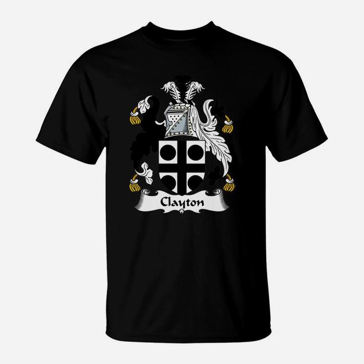 Clayton Family Crest / Coat Of Arms British Family Crests T-Shirt ...