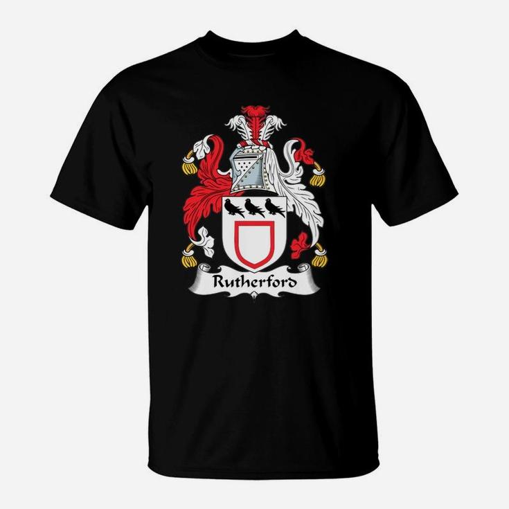 Rutherford Family Crest Scottish Family Crests T-Shirt | Seseable