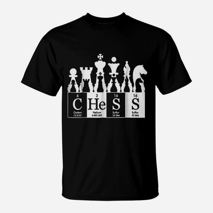 Chess Sets Periodic Table Elements Gift For Kids Men T-Shirt | Seseable