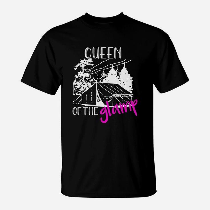 Glamping Queen Of The Glamp T-Shirt | Seseable