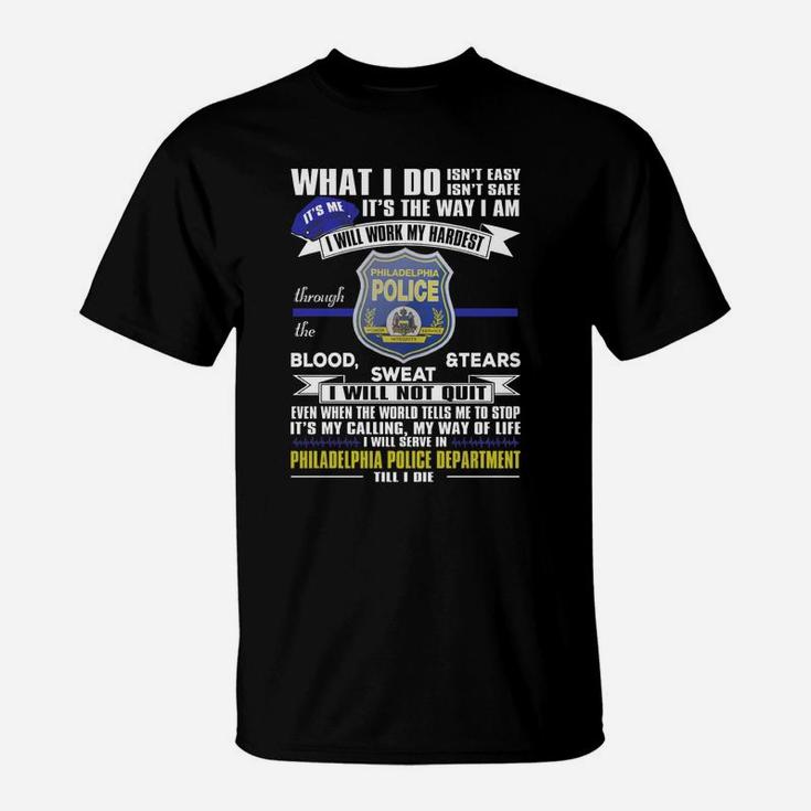Philadelphia Police Department T-Shirt - Seseable