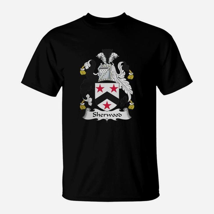 Sherwood Family Crest British Family Crests T-Shirt - Seseable