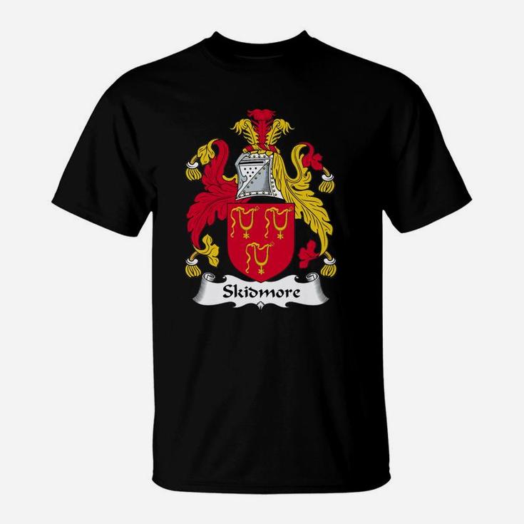 Skidmore Family Crest British Family Crests T-Shirt - Seseable