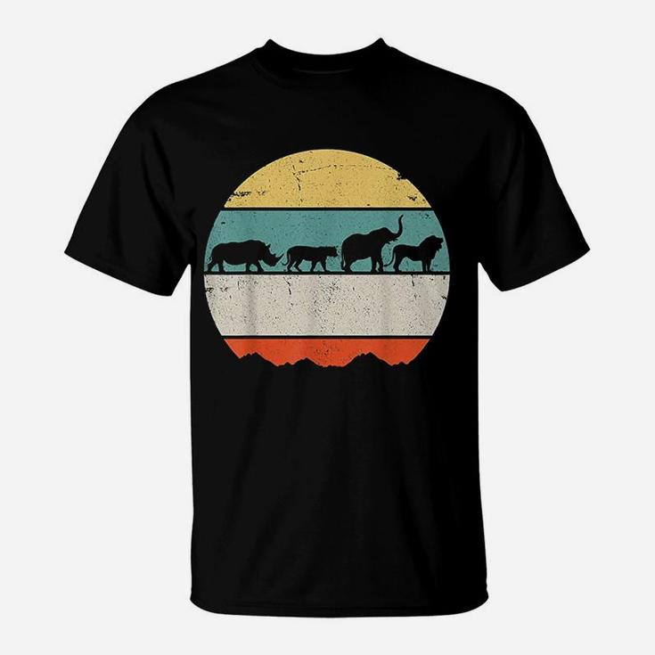 Vintage Retro Animals T-Shirt - Seseable