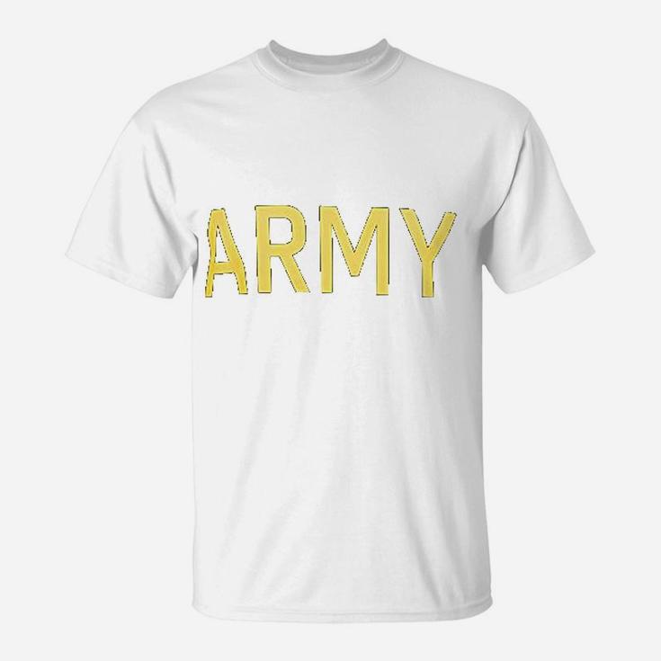 Army Pt Style Us Military Physical Training Infantry Workout T-Shirt ...