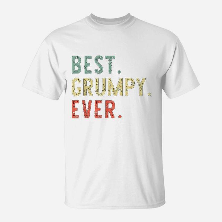 Best Grumpy Ever Cool Funny Vintage T-Shirt - Seseable