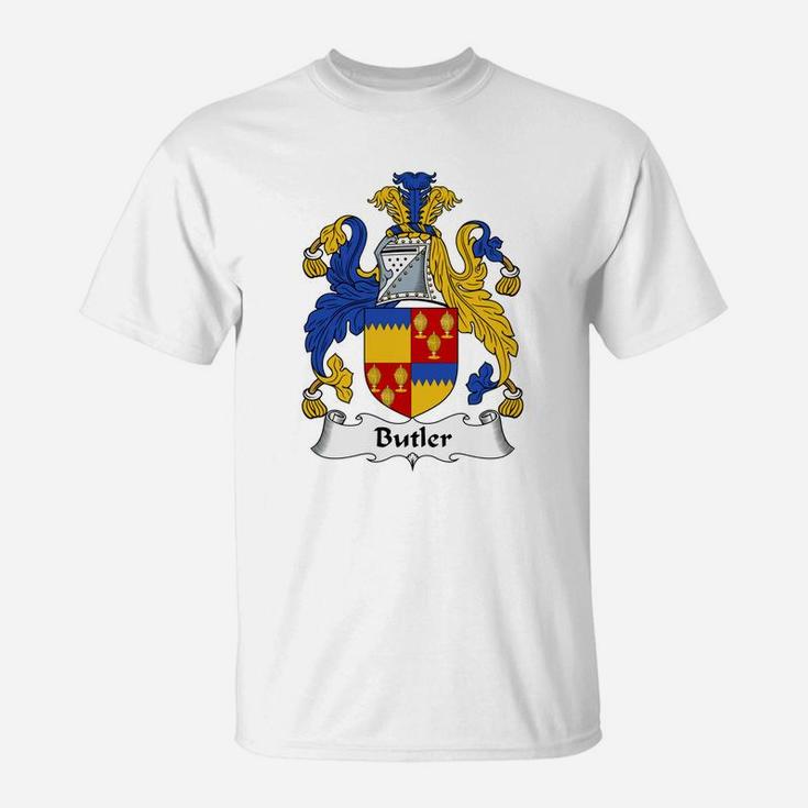 Butler Coat Of Arms Irish Family Crests T-Shirt - Seseable