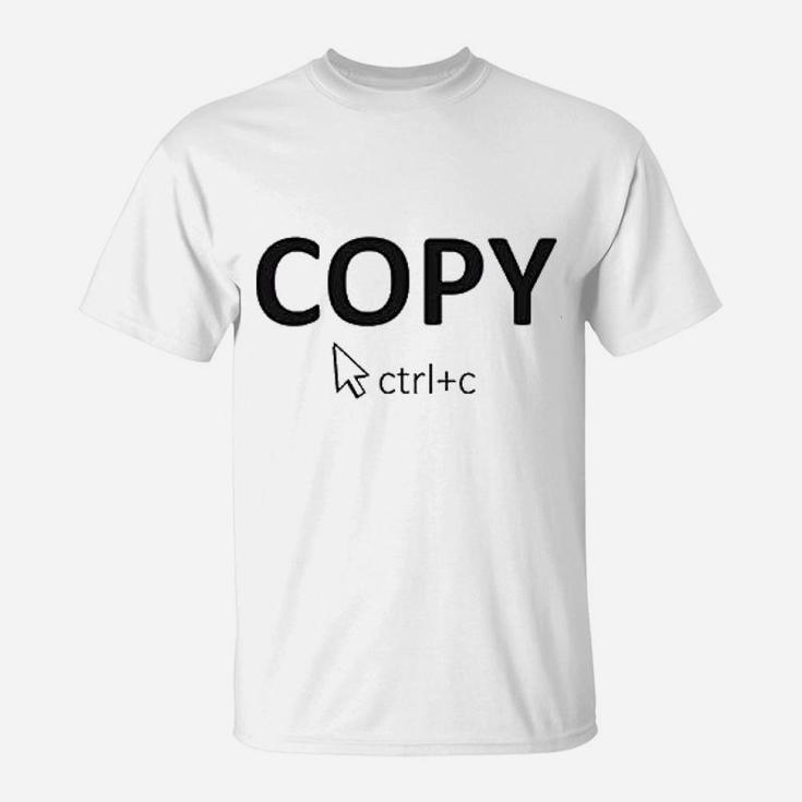 Copy And Paste Father And Daughter Matching Family T-Shirt | Seseable