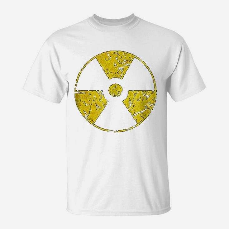 Funny Vintage Radioactive Nuclear War Symbol T-Shirt - Seseable