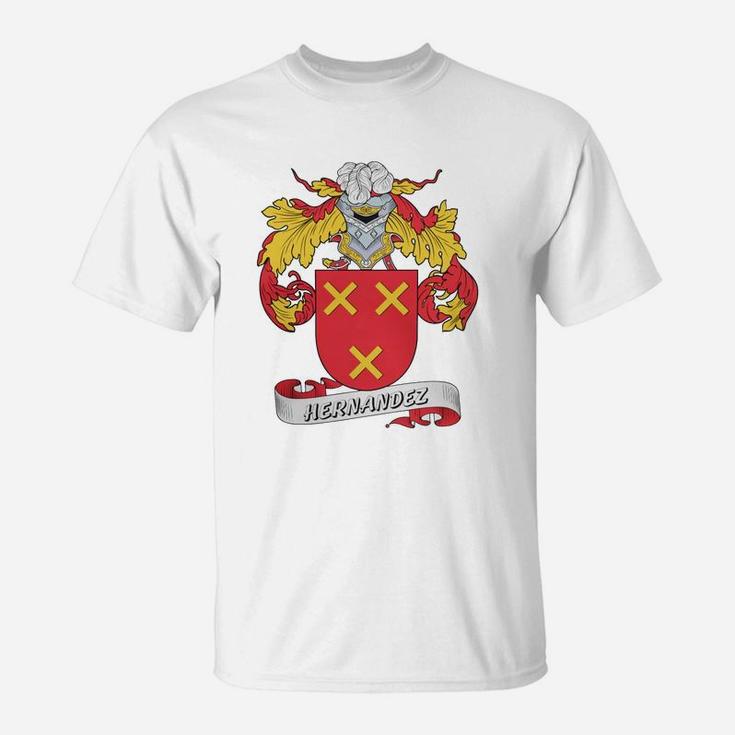 Hernandez Family Crest Spanish Family Crests T-Shirt - Seseable