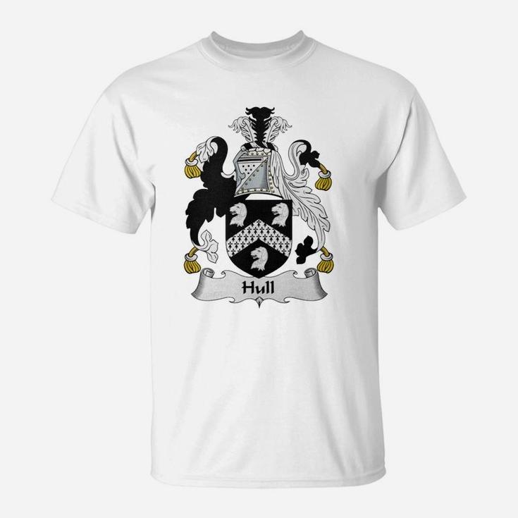 Hull Family Crest British Family Crests T-Shirt - Seseable