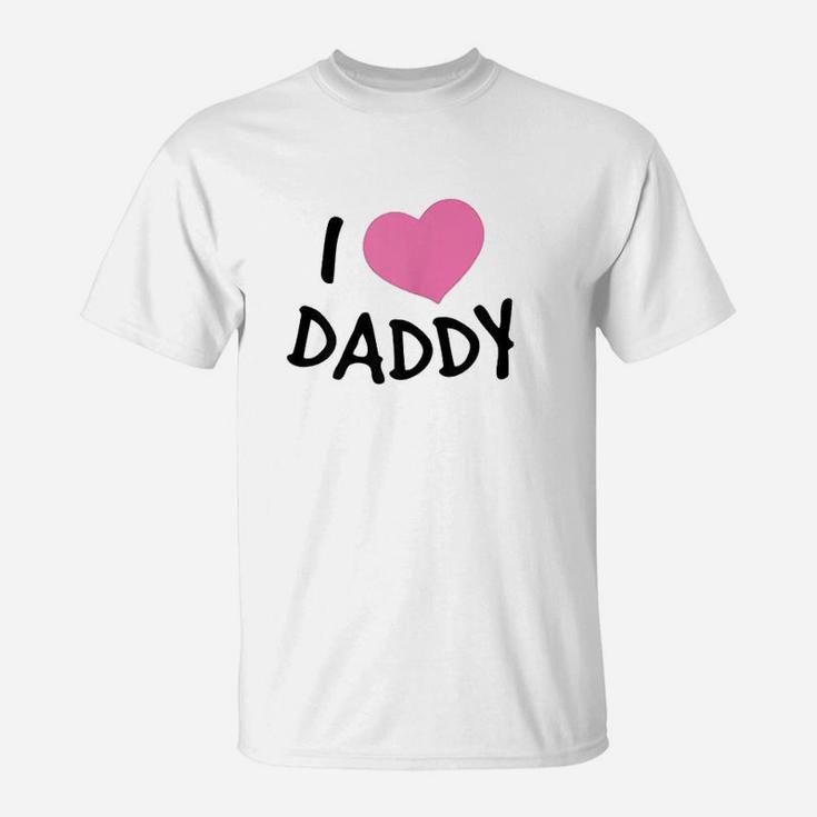 I Love Heart Daddy T-Shirt - Seseable