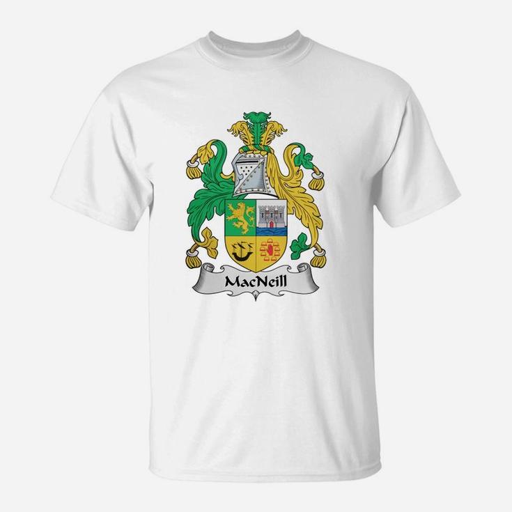 Macneill Family Crest Scottish Family Crests T-Shirt - Seseable