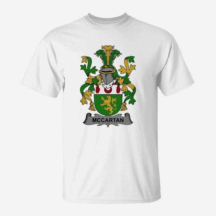 Mccartan Family Crest Irish Family Crests Ii T-Shirt - Seseable