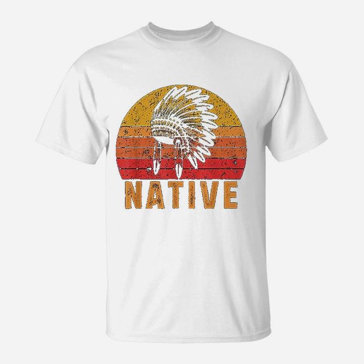 Native American Pride Vintage Native Indian T-Shirt - Seseable