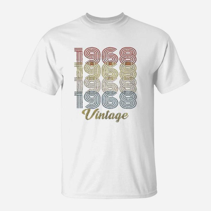Retro Birthday 1968 Vintage T-Shirt - Seseable