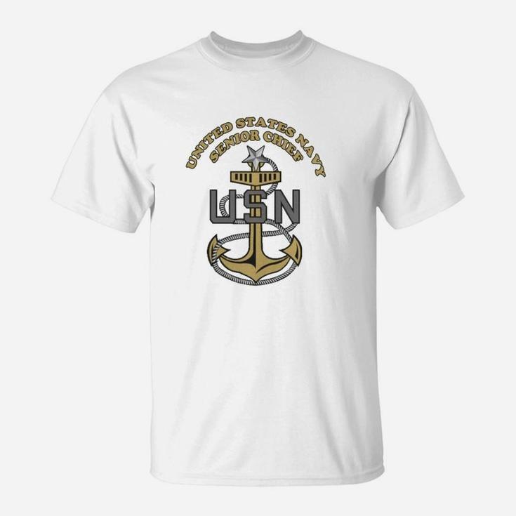 United States Navy Senior Chief T-Shirt - Seseable