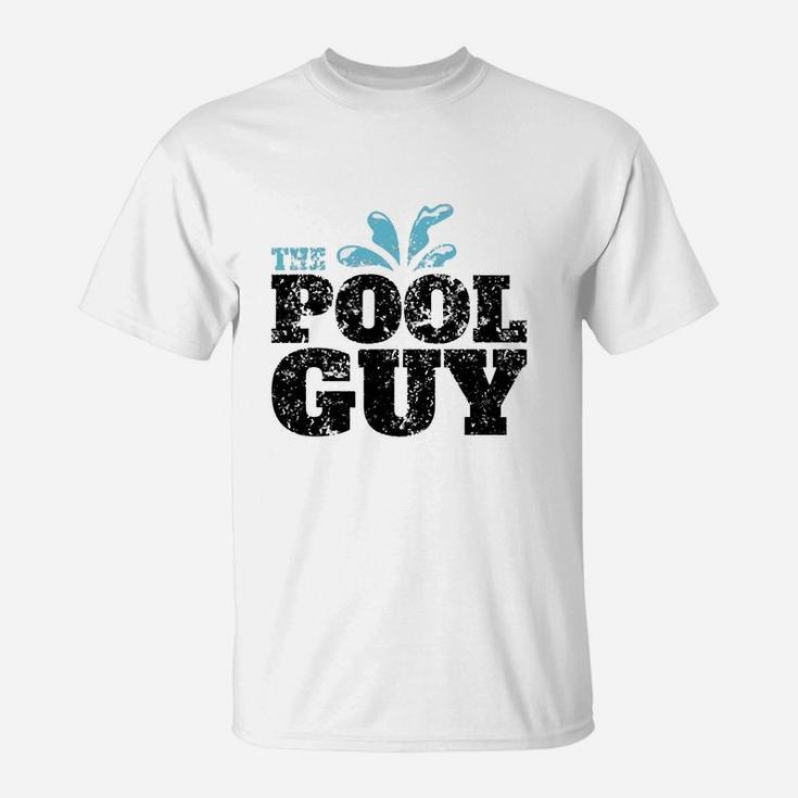 Vintage The Pool Guy Funny Swimming T-Shirt - Seseable